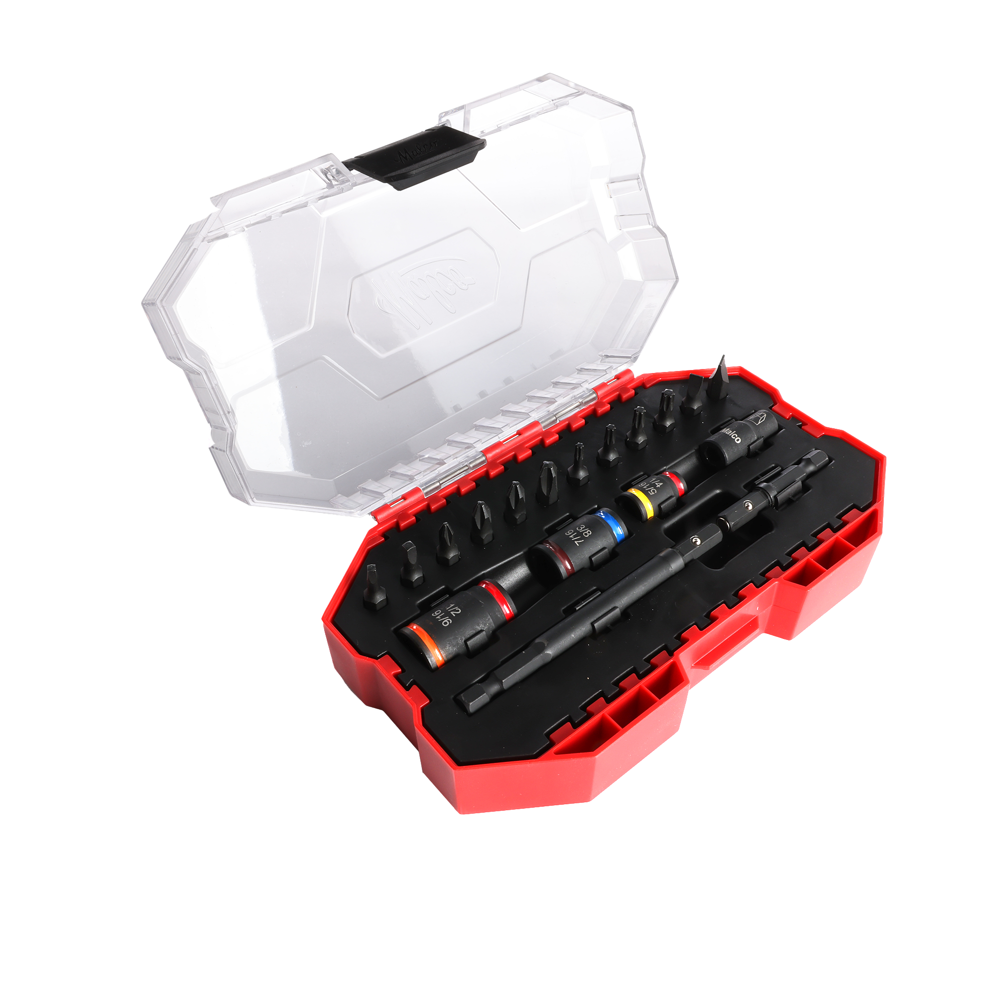 Malco C-RHEX® Socket Install Kit with 12 Impact Rated Bits in Premium ...